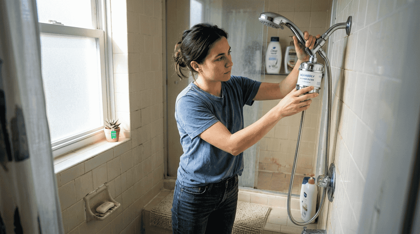 What is a shower filter? Clear benefits for skin & hair
